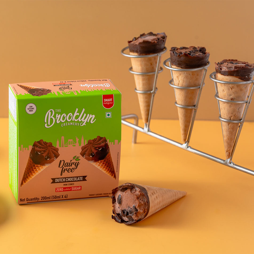 Dairy Free Dutch Chocolate Mini Cone